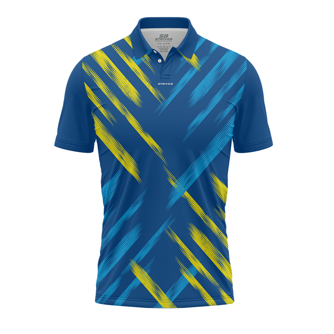 Multi Pattern Blue & Yellow - Strive8