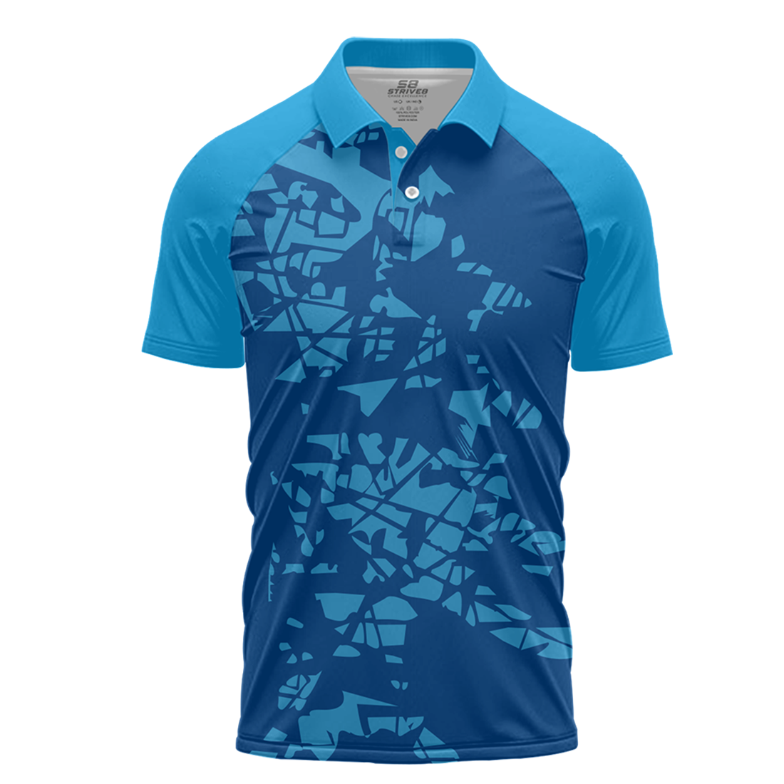 Orange&Blue Pattern - Strive8