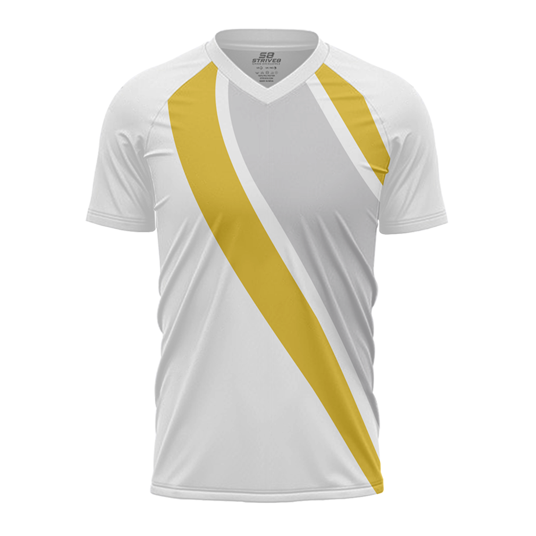 Plan White Pattern with Yellow - Strive8