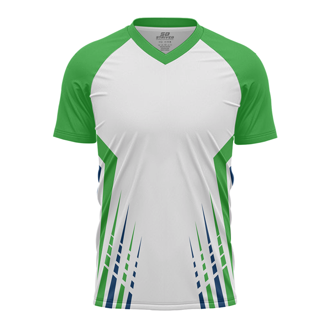 Multi Pattern White & Green - Strive8