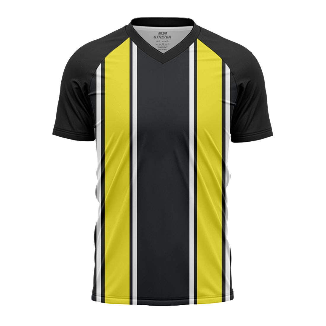 Yellow & Black Pattern - Strive8